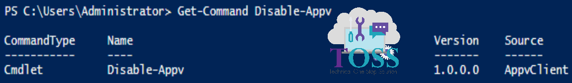 Disable Appv Client Powershell Cmdlet Script Toss