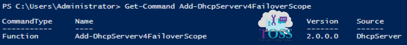 Add Dhcpserverv4failoverscope Powershell Toss