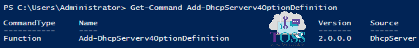 Add Dhcpserverv4optiondefinition Powershell Toss