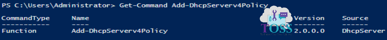 Add Dhcpserverv4policy Powershell Cmdlet Toss