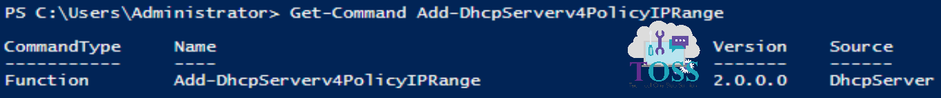 Add Dhcpserverv4policyiprange Powershell Toss