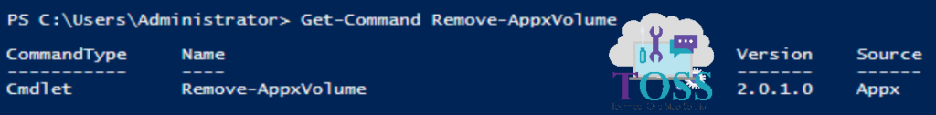 Remove-AppxVolume PowerShell Cmdlet Script- TOSS