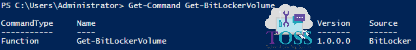 Get Bitlockervolume Powershell Cmdlet Script Toss