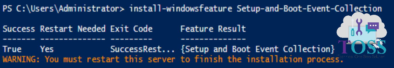 BootEventCollector PowerShell Module Cmdlet- TOSS
