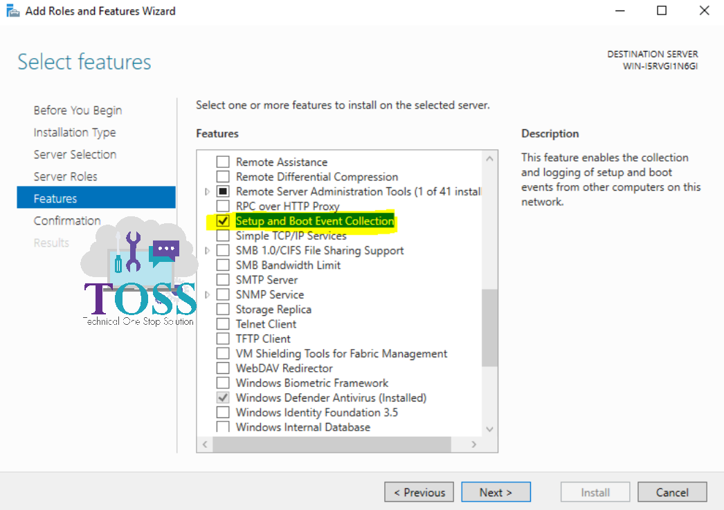 BootEventCollector PowerShell Module Cmdlet- TOSS