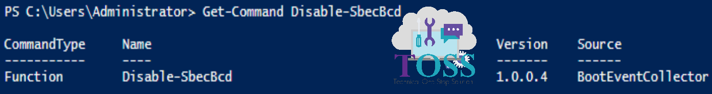Disable Sbecbcd Powershell Cmdlet Script Toss 9141