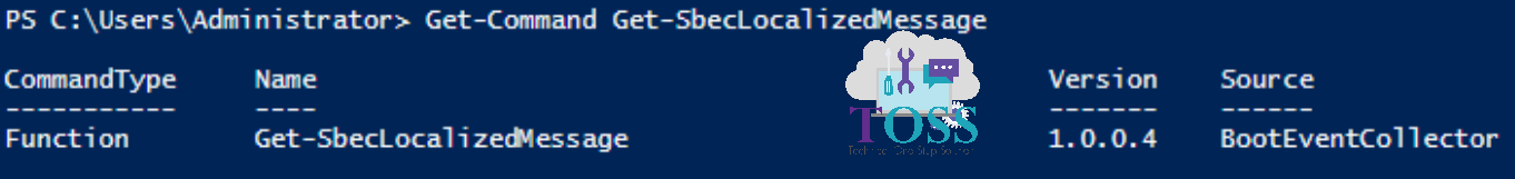Get Sbeclocalizedmessage Powershell Cmdlet Toss 2352