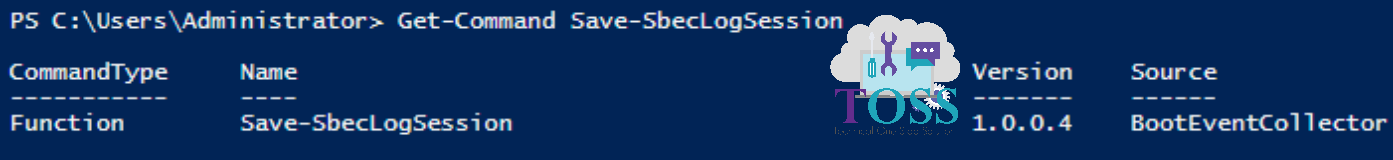 Save-SbecLogSession PowerShell Script Cmdlet - TOSS
