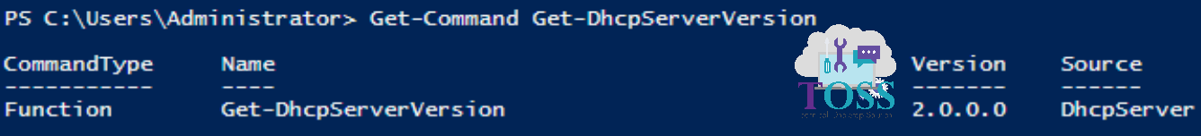 Get Dhcpserverversion Powershell Cmdlet Toss
