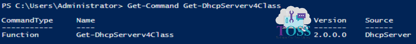 Get Dhcpserverv4class Powershell Cmdlet Toss
