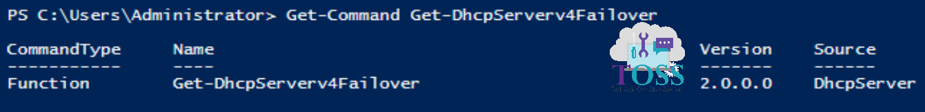 Get Dhcpserverv4failover Powershell Cmdlet Toss