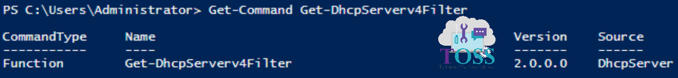 Get-DhcpServerv4Filter PowerShell Cmdlet- TOSS