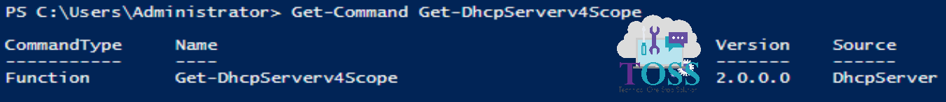 Get Dhcpserverv4scope Powershell Cmdlet Toss 7894