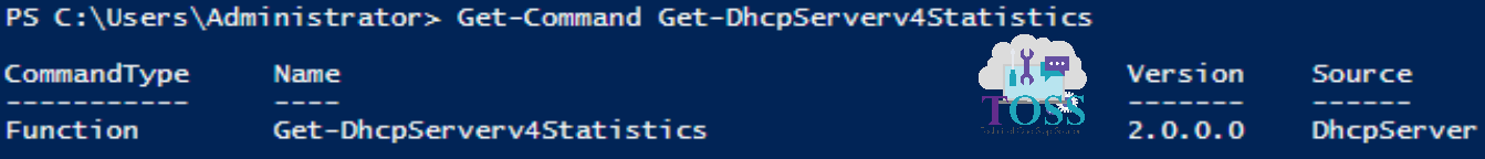 Get Dhcpserverv4statistics Powershell Cmdlet Toss