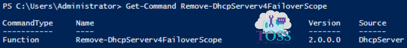 Remove-DhcpServerv4FailoverScope PowerShell - TOSS