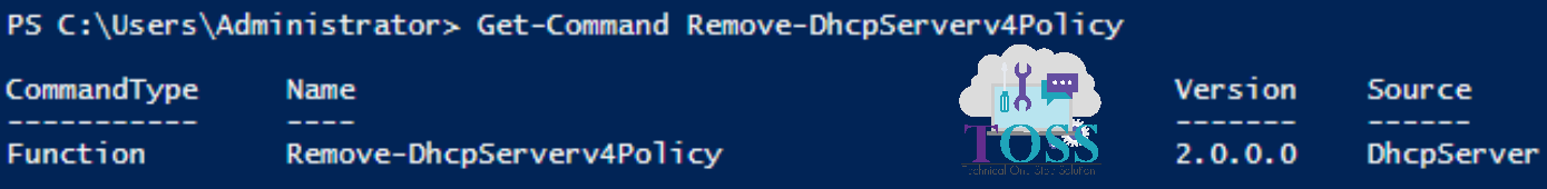 Remove Dhcpserverv4policy Powershell Cmdlet Toss