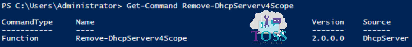 Remove-DhcpServerv4Scope PowerShell Cmdlet- TOSS