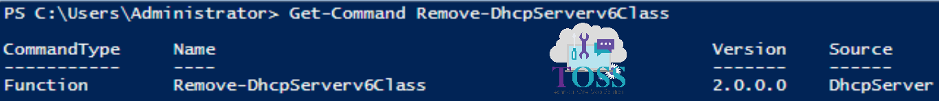 Remove-DhcpServerv6Class PowerShell Script - TOSS