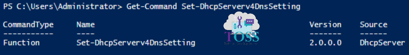 Set Dhcpserverv4dnssetting Powershell Cmdlets Toss 0485
