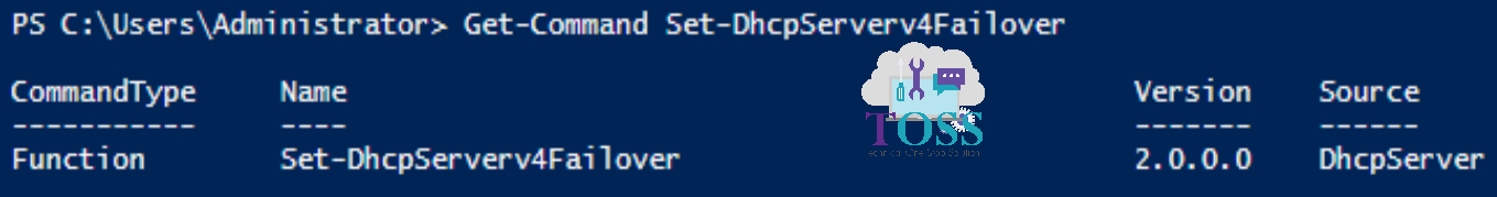 Set-DhcpServerv4Failover PowerShell Cmdlets - TOSS