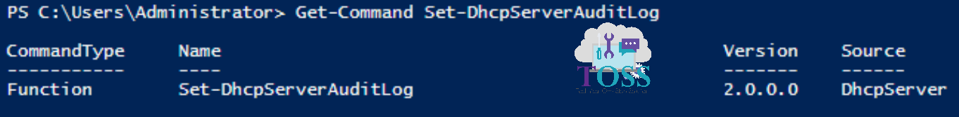 Set-DhcpServerAuditLog PowerShell Cmdlets- TOSS