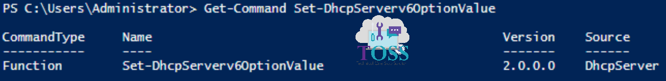 Set Dhcpserverv6optionvalue Powershell Cmdlets Toss 8268