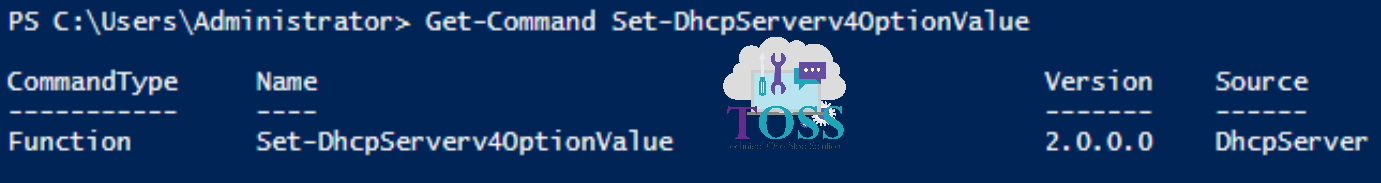 Set-DhcpServerv4OptionValue PowerShell Cmdlet - TOSS