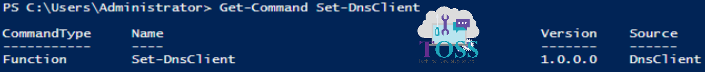 Set Dnsclient Powershell Cmdlets Toss