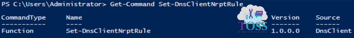Set Dnsclientnrptrule Powershell Cmdlets Toss