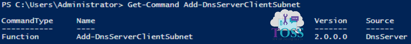 Add Dnsserverclientsubnet Powershell Cmdlets Toss