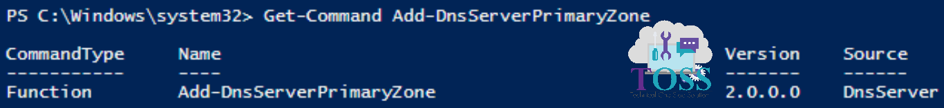 Add Dnsserverprimaryzone Powershell Cmdlets Toss