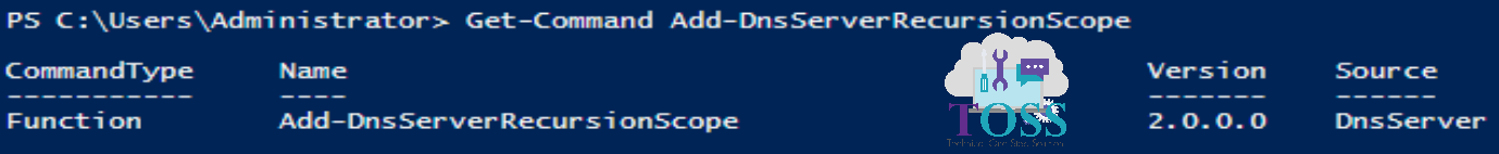 Add Dnsserverrecursionscope Powershell Cmdlets Toss