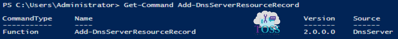 Add Dnsserverresourcerecord Powershell Cmdlets Toss