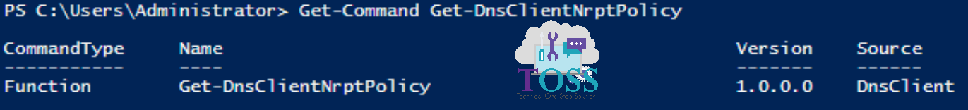 Get-DnsClientNrptPolicy PowerShell Cmdlets - TOSS