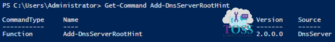 Add Dnsserverroothint Powershell Cmdlets Toss 