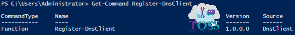 Register-DnsClient PowerShell Cmdlets - TOSS
