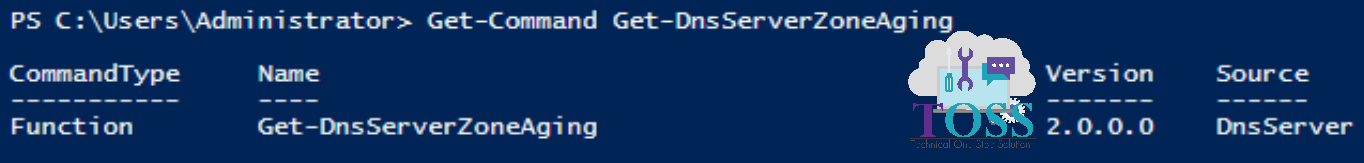 Get Dnsserverzoneaging Powershell Cmdlets Toss