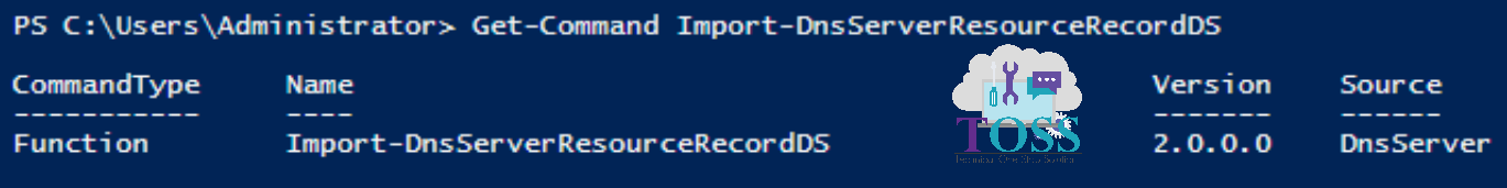 Import-DnsServerResourceRecordDS PowerShell Cmdlets - TOSS