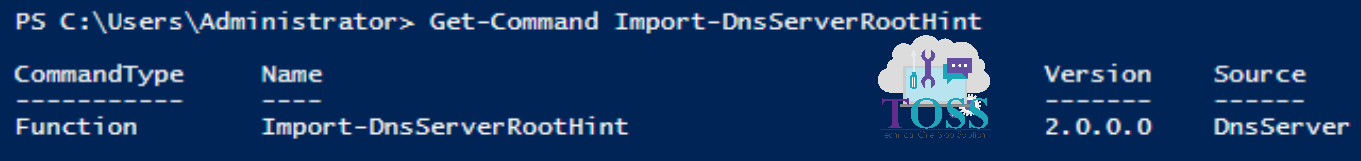 Import Dnsserverroothint Powershell Cmdlets Toss