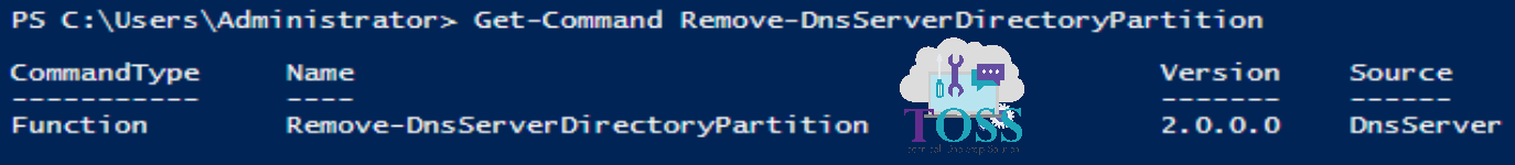 Remove Dnsserverdirectorypartition Powershell Cmdlets Toss 