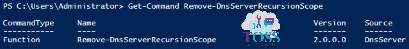 Remove-DnsServerRecursionScope PowerShell Cmdlets - TOSS