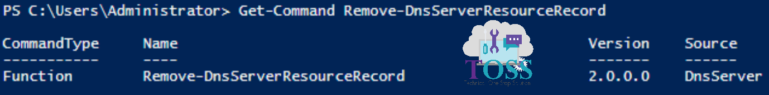 Remove-DnsServerResourceRecord PowerShell Cmdlets - TOSS