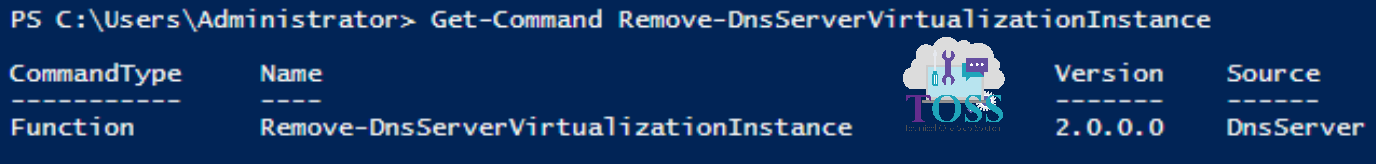 Remove-DnsServerVirtualizationInstance PowerShell Cmdlets - TOSS