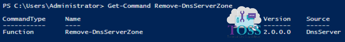 Remove-DnsServerZone PowerShell Cmdlets - TOSS