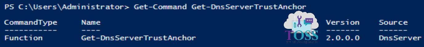 Get Dnsservertrustanchor Powershell Cmdlets Toss 1288