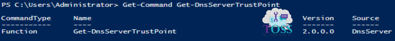 Get Dnsservertrustpoint Powershell Cmdlets Toss 9587