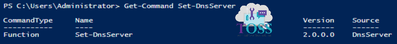 Set-DnsServer PowerShell Cmdlets - TOSS