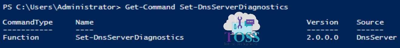 Set-DnsServerDiagnostics PowerShell Cmdlets - TOSS