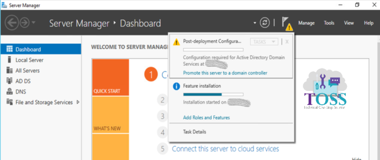 Post Deployment Configuring Active Directory On Windows Server 2016 Toss